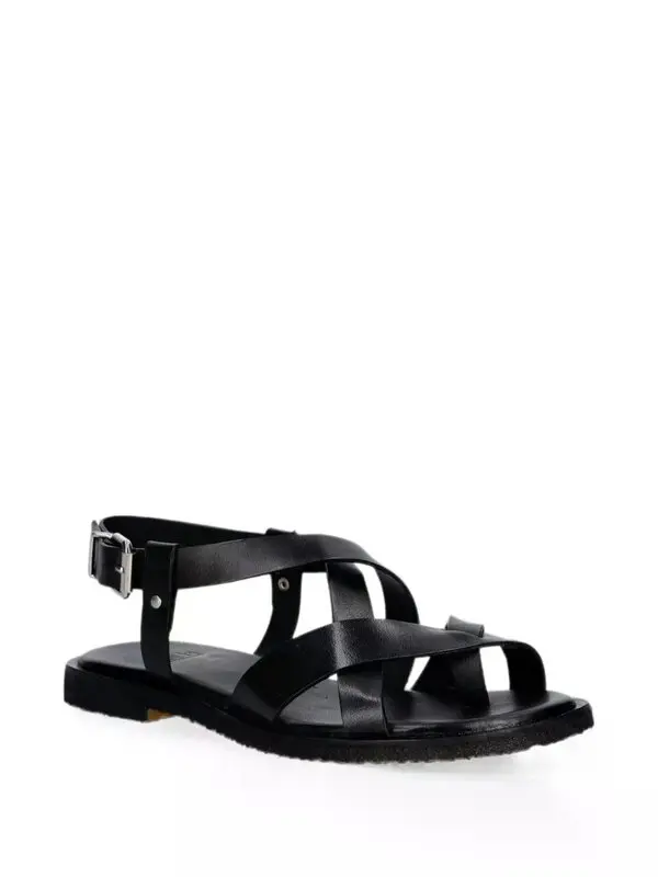 BILLI BI Crossover-strap Flat Sandals
