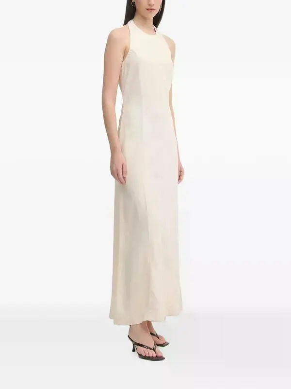 GAUDI Halterneck Backless Maxi Dress