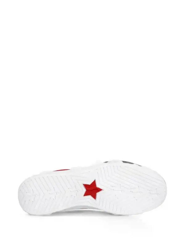 Sketchers Academy Court Charm Star-patch Lace-up Sneakers