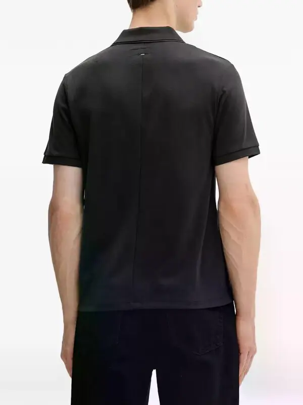 Rag & Bone Short-sleeve Polo Shirt - Black