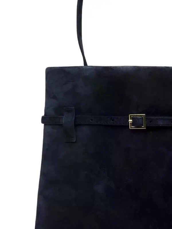Manu Atelier Suede Tote Bag - Blue