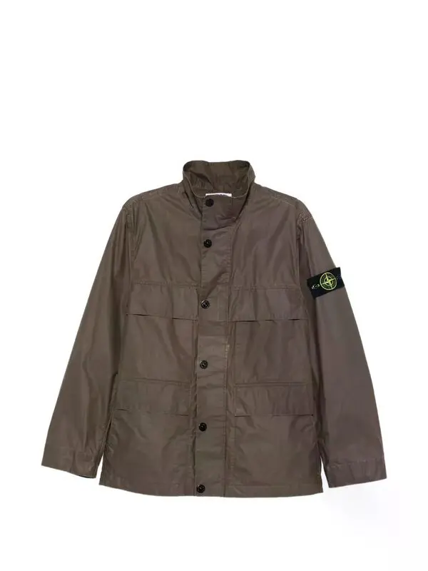 Stone Island Waxed-canvas Field Jacket