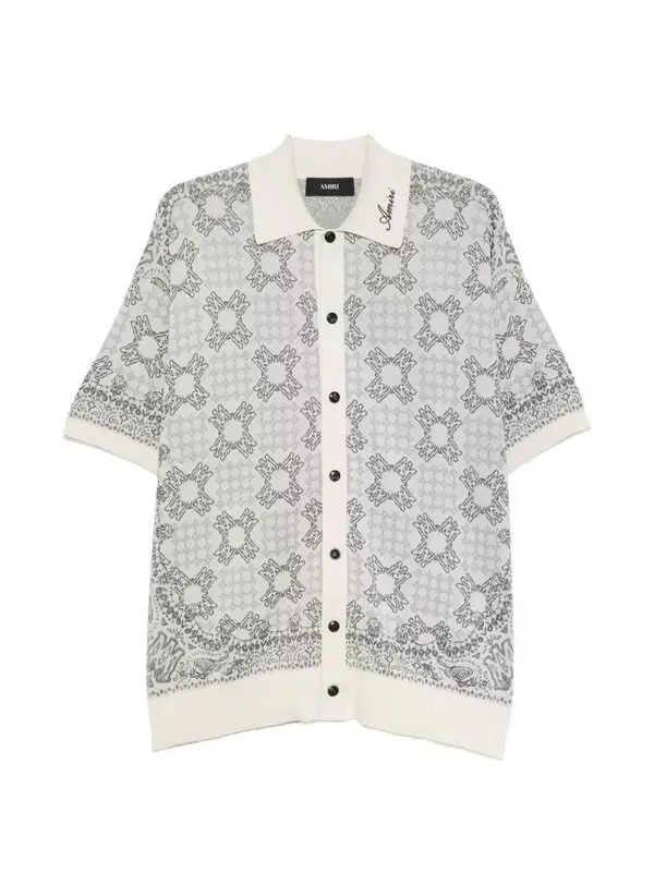 Amiri Ma Quad Check Short-sleeve Shirt