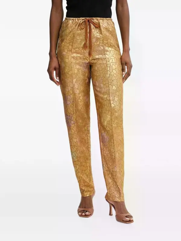 FORTE_FORTE Les Folies Jacquard Drawstring Trousers