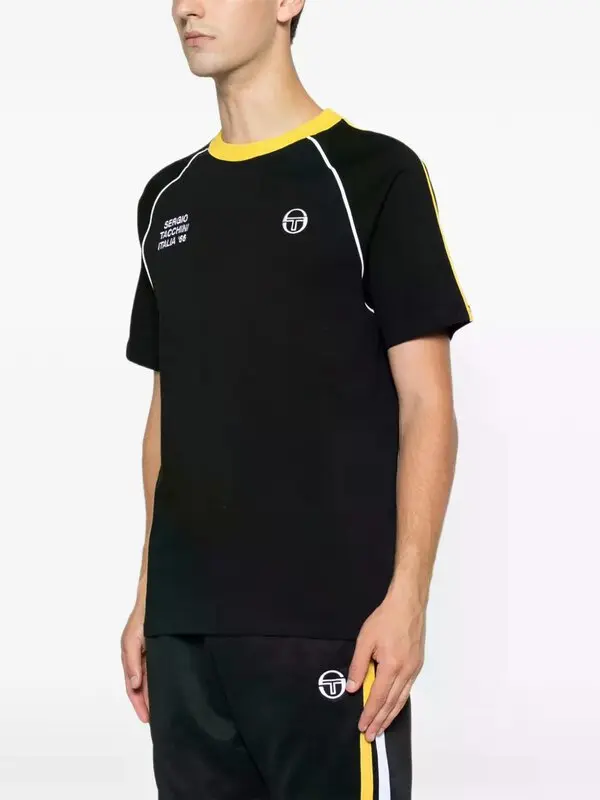 SERGIO TACCHINI Logo-embroidered T-shirt