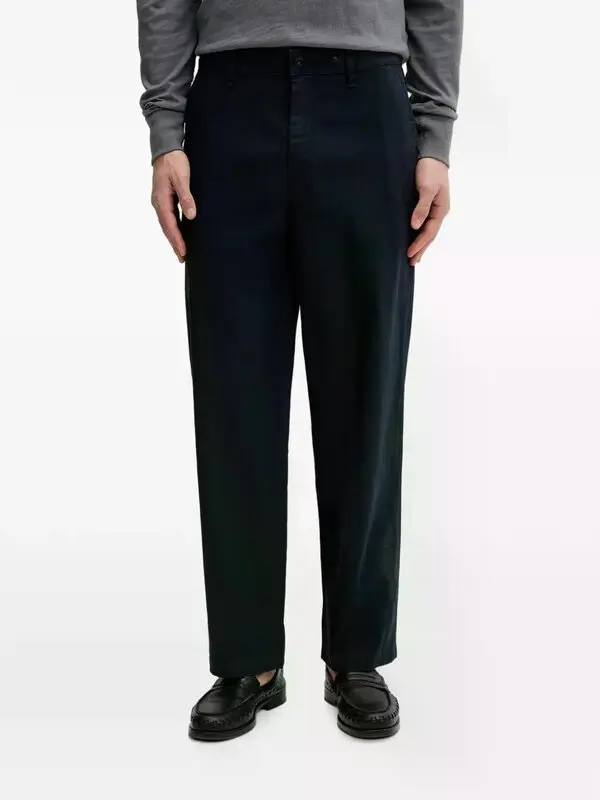 Rag & Bone Logo-embroidered Chino Pants - Blue