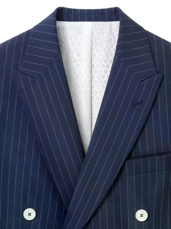 RAMON SANJURJO Pinstripe Double-breasted Suit