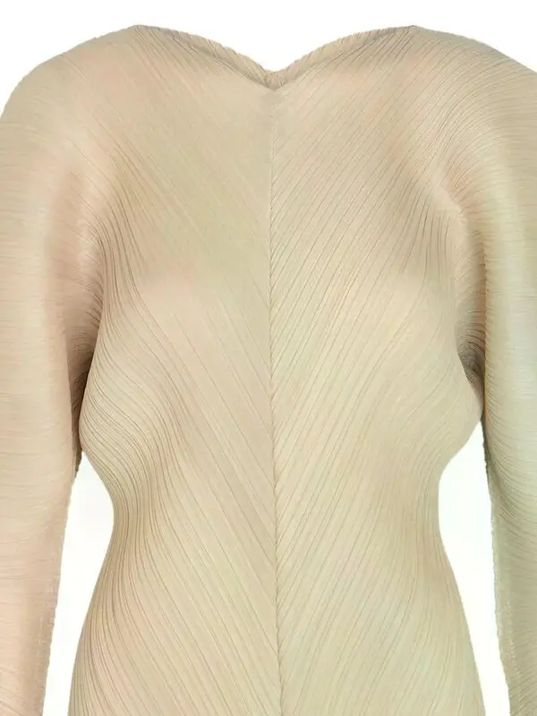 Issey Miyake Coast Pleated Sculptural Top