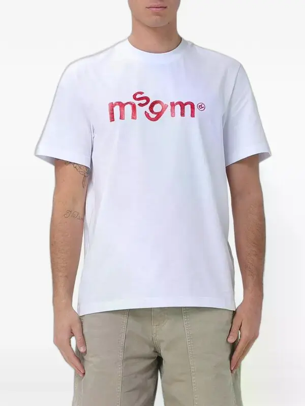 MSGM Logo-print T-shirt