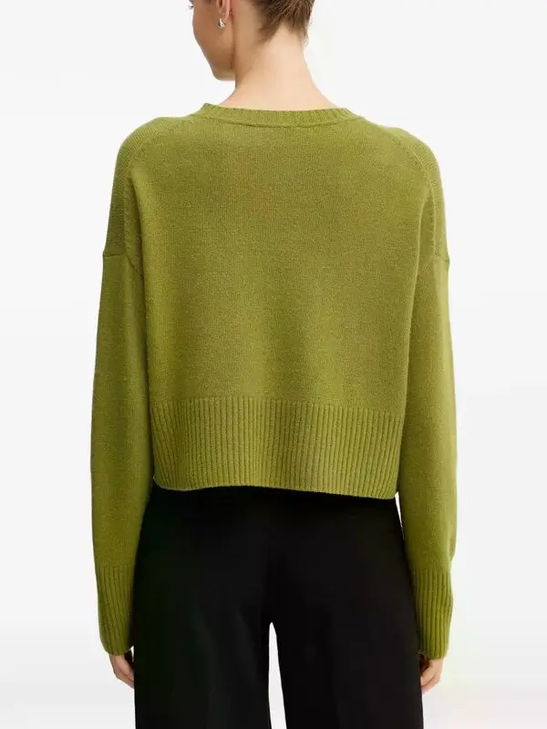 BENETTON Ribbed-knit Crew-neck Sweater