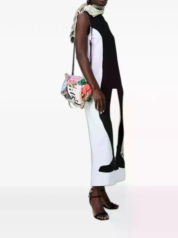Moschino Newspaper-print Silk Scarf