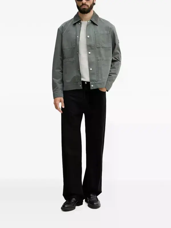 Marc O'polo Corduroy-collar Patch-pocket Jacket