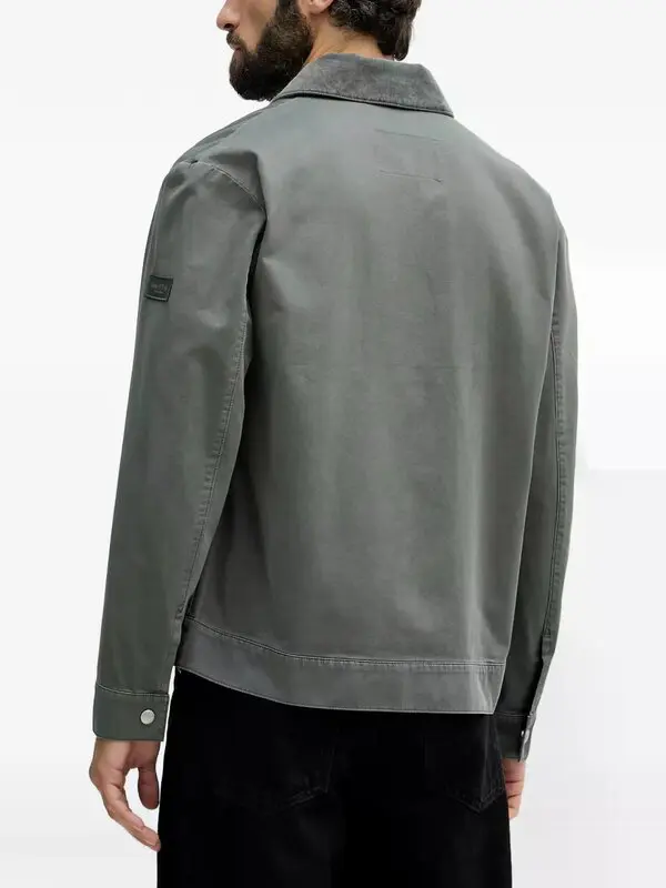 Marc O'polo Corduroy-collar Patch-pocket Jacket