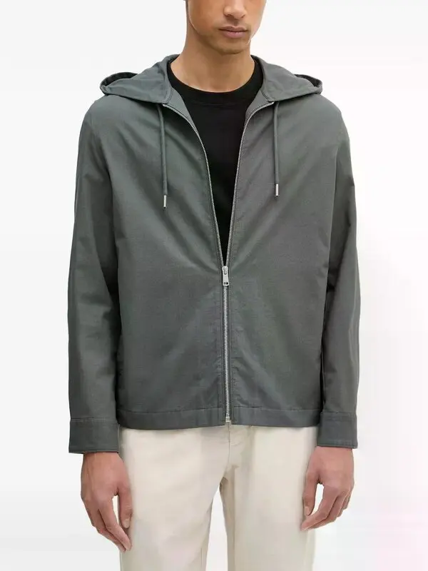 Marc O'polo Drawstring Hooded Jacket - Grey
