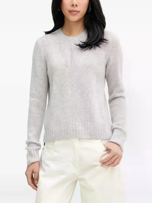 From Future Crew-neck Embroidered-logo Sweater