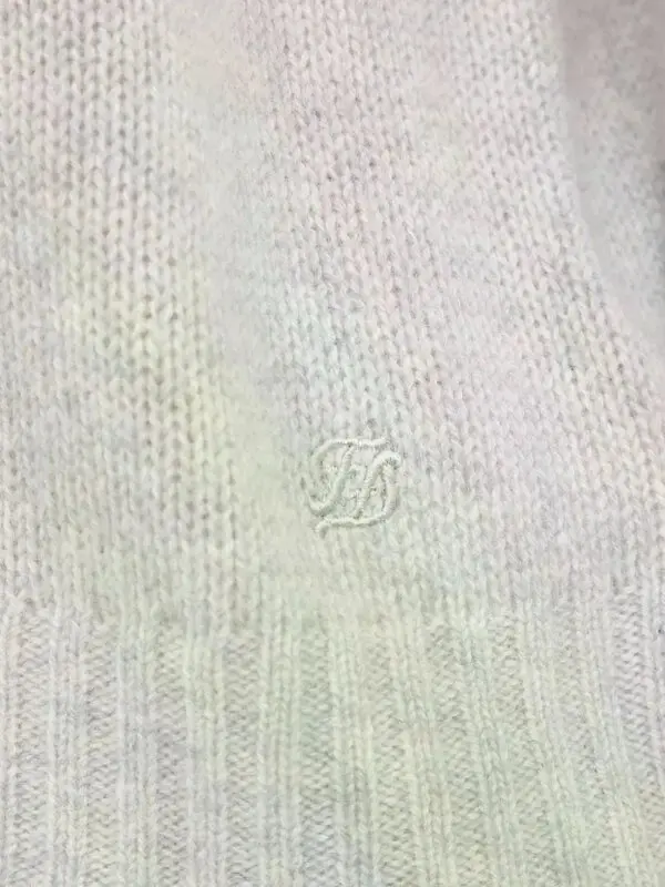 From Future Crew-neck Embroidered-logo Sweater
