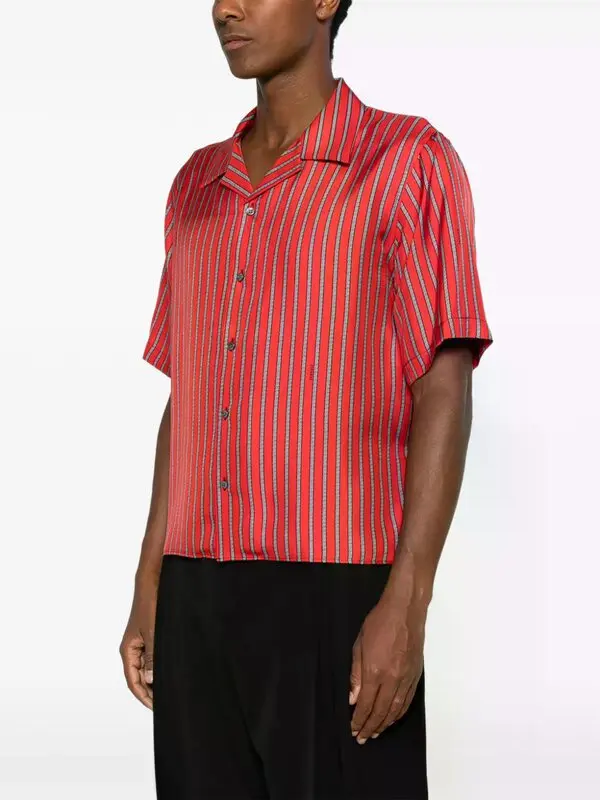 Versace Printed Silk Twill Shirt
