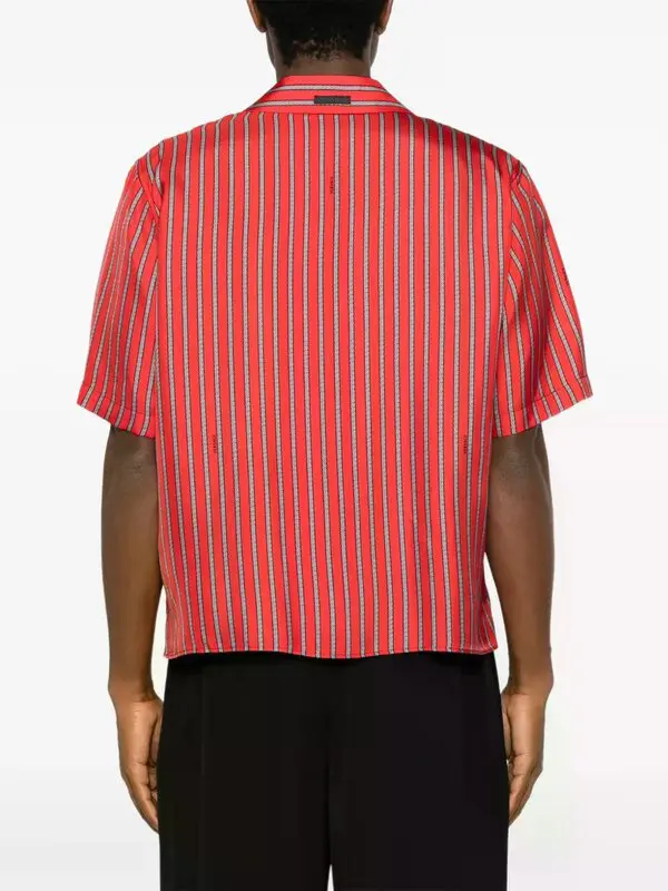 Versace Printed Silk Twill Shirt