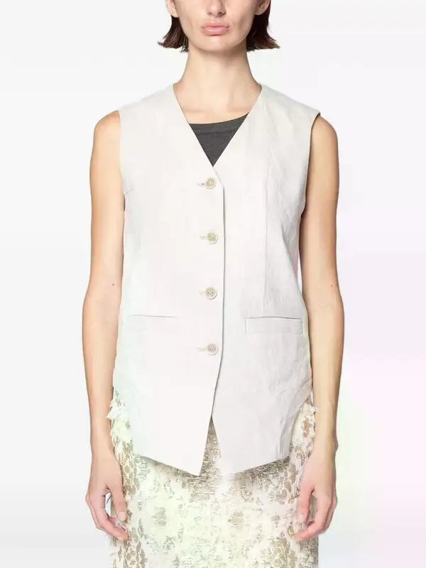 MULLER OF YOSHIOKUBO Button-up Vest