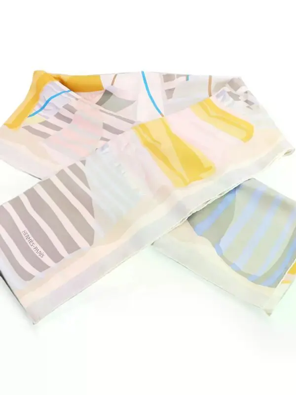 Hermès Beach-print Scarf