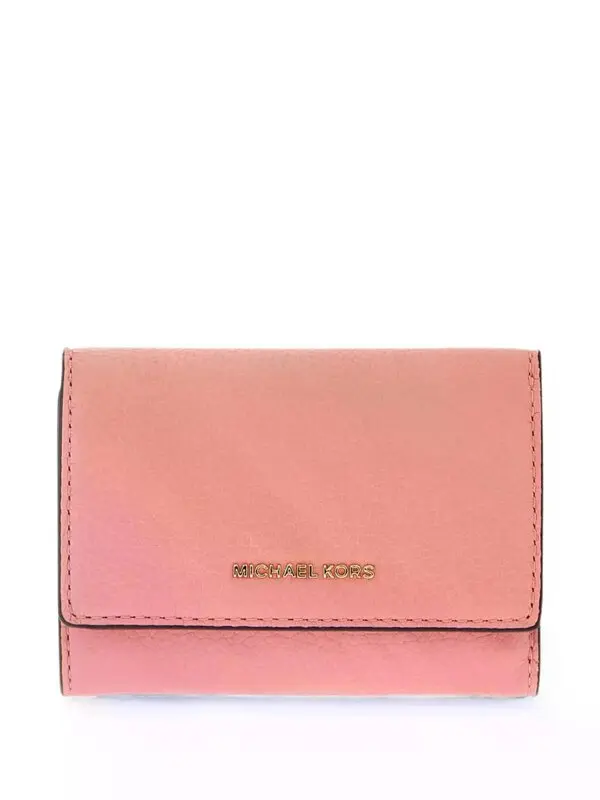 Michael Kors Grained-leather Trifold Wallet