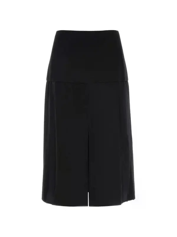 JIL SANDER Slit-detail Midi Skirt