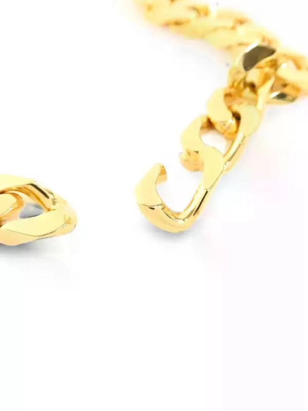 Fendi Crystal Curb Chain Necklace