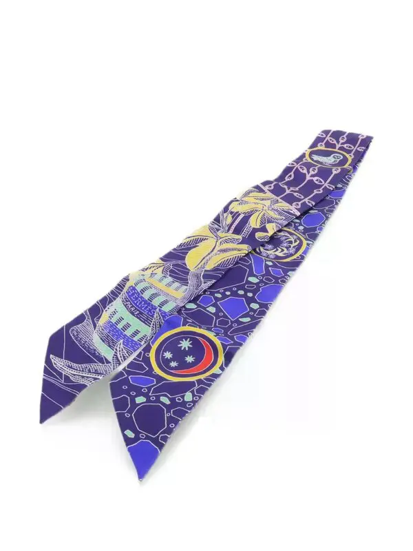 Hermès Twilly Scarf - Blue