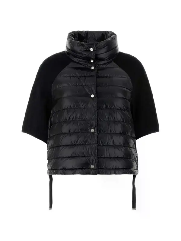Herno Quilted Short-sleeve Jacket - Black
