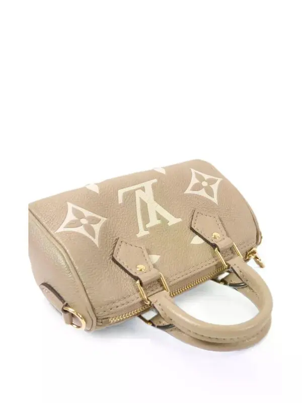 LOUIS VUITTON Nano Speedy Monogram Empreinte Tote Bag