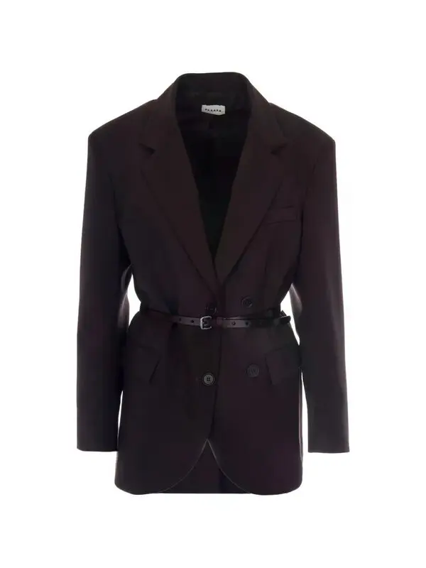 P.a.r.o.s.h Belted Double-breasted Blazer