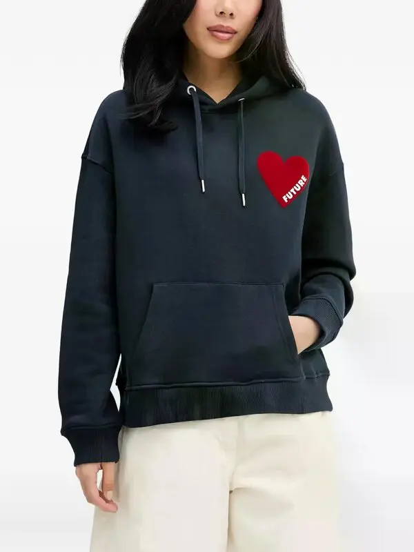 From Future Drawstring Hoodie - Blue