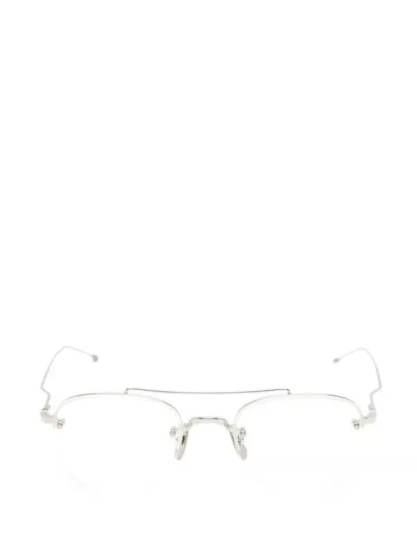 Thom Browne Geometric-frame Glasses - Silver