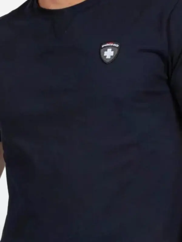 PODHIO Logo-patch Crew-neck T-shirt