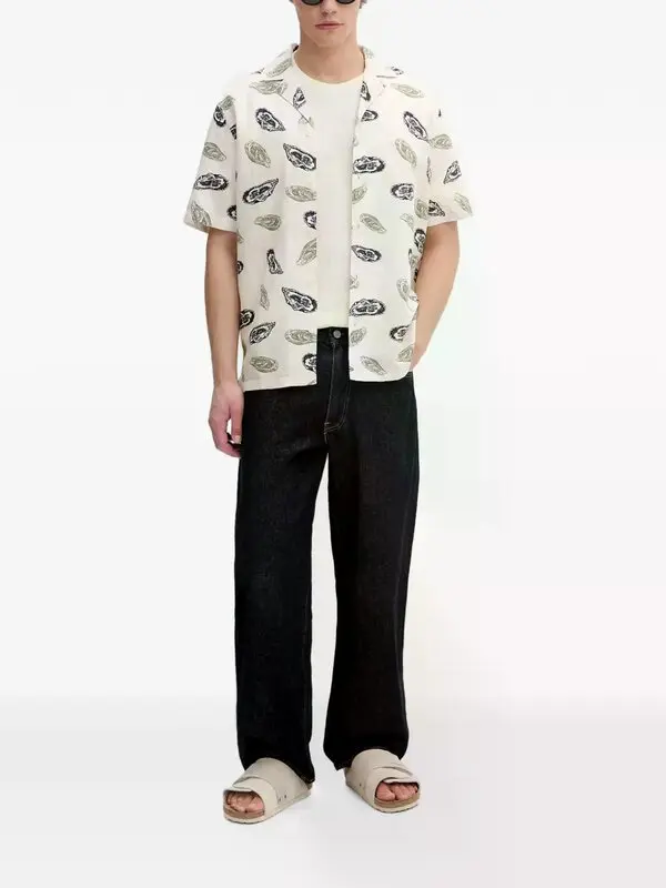 Marc O'polo Oyster-print Short-sleeve Shirt