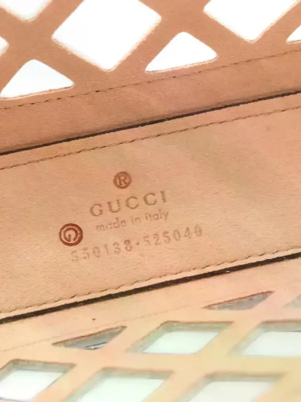 Gucci Floral Print Cut-out Shoulder Bag