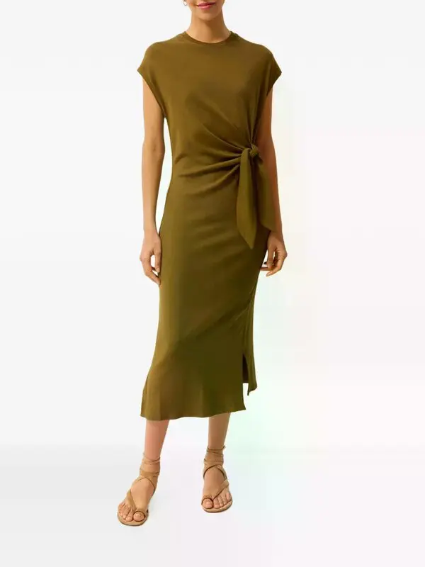 MARIE OLIVER Elowyn Side-tie Midi Dress