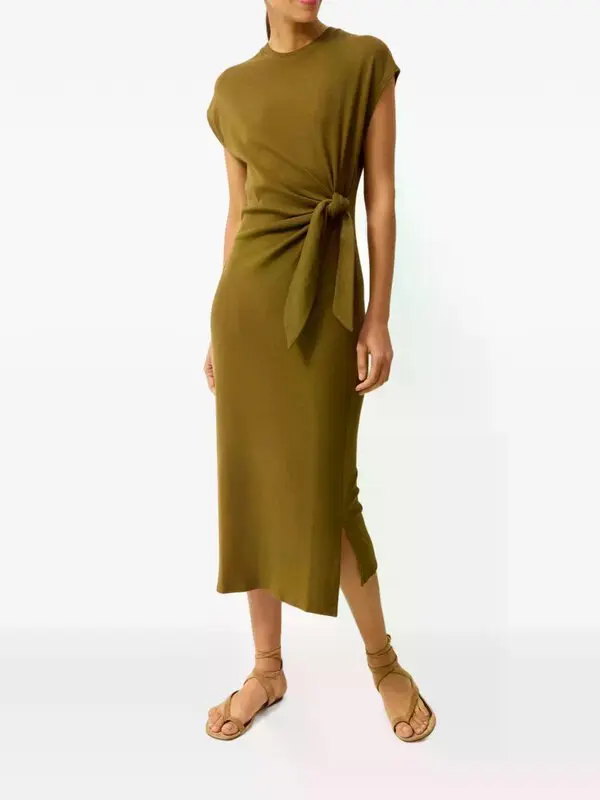 MARIE OLIVER Elowyn Side-tie Midi Dress