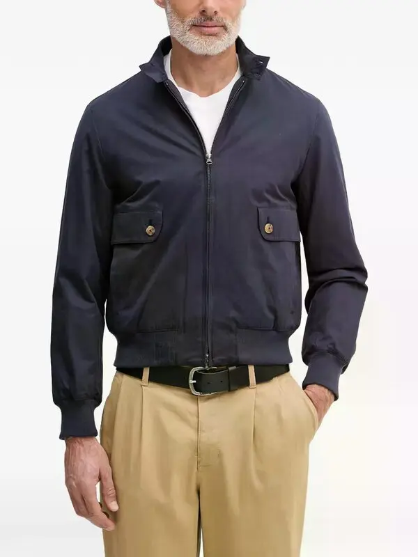 BENETTON High-neck Zip-up Bomber Jacket