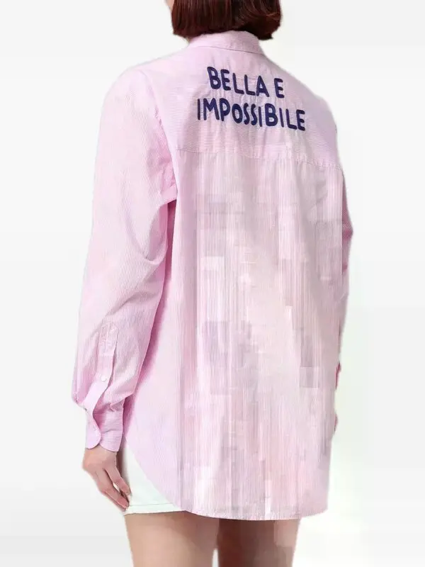 MC2 SAINT BARTH Brigitte Striped Cotton Shirt