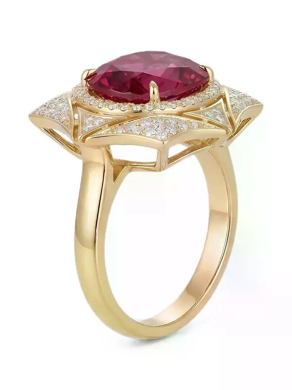 Goshwara Web Pink Tourmaline Ring