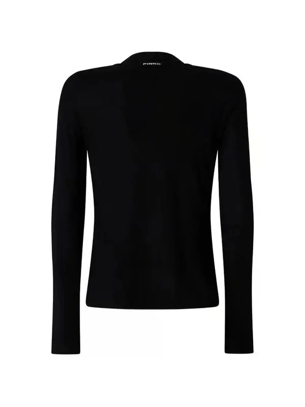 Pinko Ribbed Cuff Wool Sweater