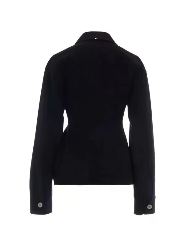 Sportmax Button-front Jacket - Black