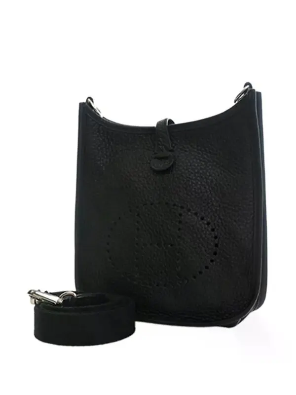 Hermès 2022 Clemence Evelyne 16 Amazone Crossbody Bag - Black