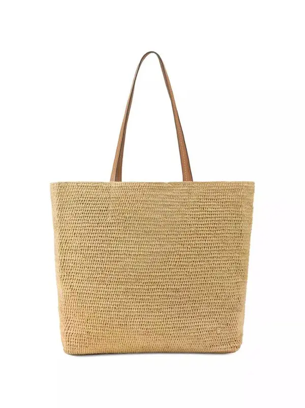 Helen Kaminski Woven Raffia Tote Bag - Neutrals