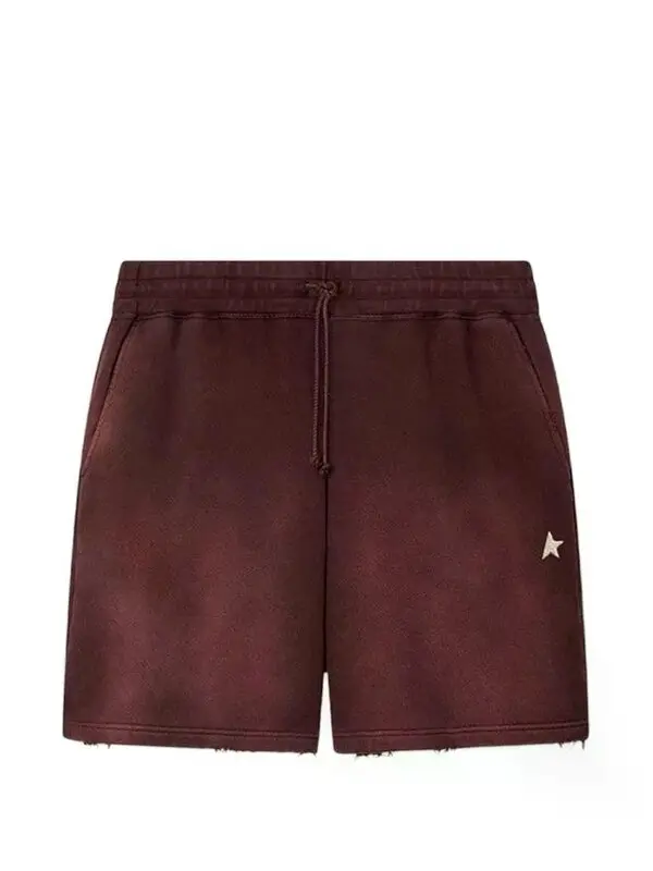 GOLDEN GOOSE Star Wide-leg Shorts - Brown