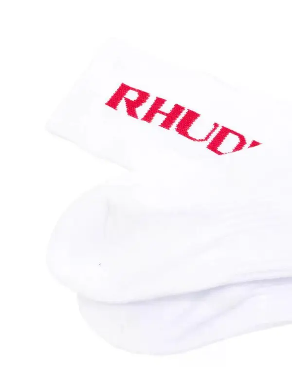 Rhude Filtaro Logo Intarsia Socks