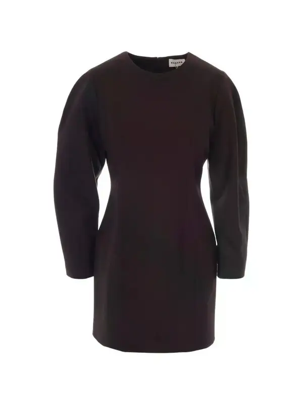 P.a.r.o.s.h Crew-neck Long-sleeve Mini Dress