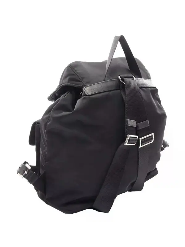 Prada 2013-2026 Saffiano Trimmed Tessuto Backpack