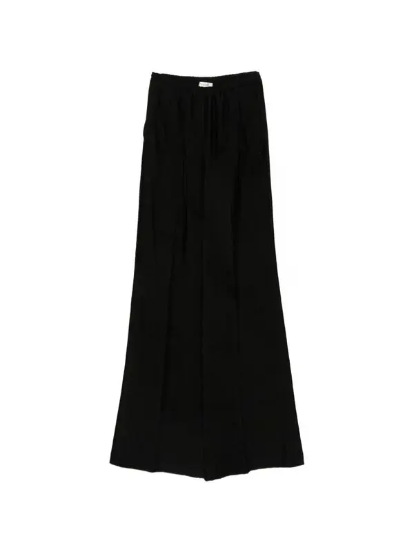 FORTE_FORTE Corduroy-effect Palazzo Pants - Black